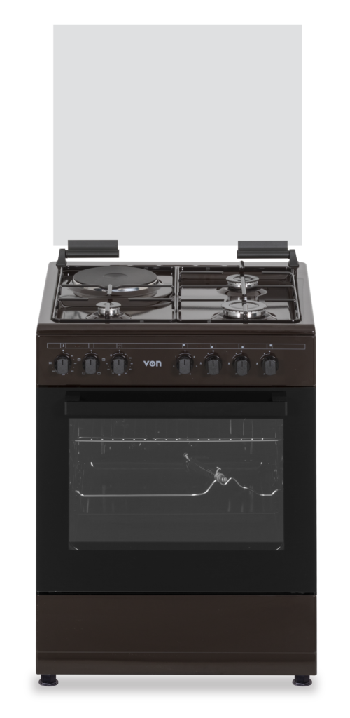 VON 3+1 COOKER VAC6SV31UB 60X55 MONO BROWN - Kitchen.co.ke